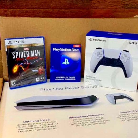 Video Games & Consoles | Playstation 5 Control And Spiderman Game ...